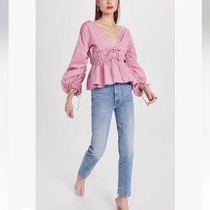 STAUD | Tops | New Staud Womens Shelby Top Large Pink | Poshmark